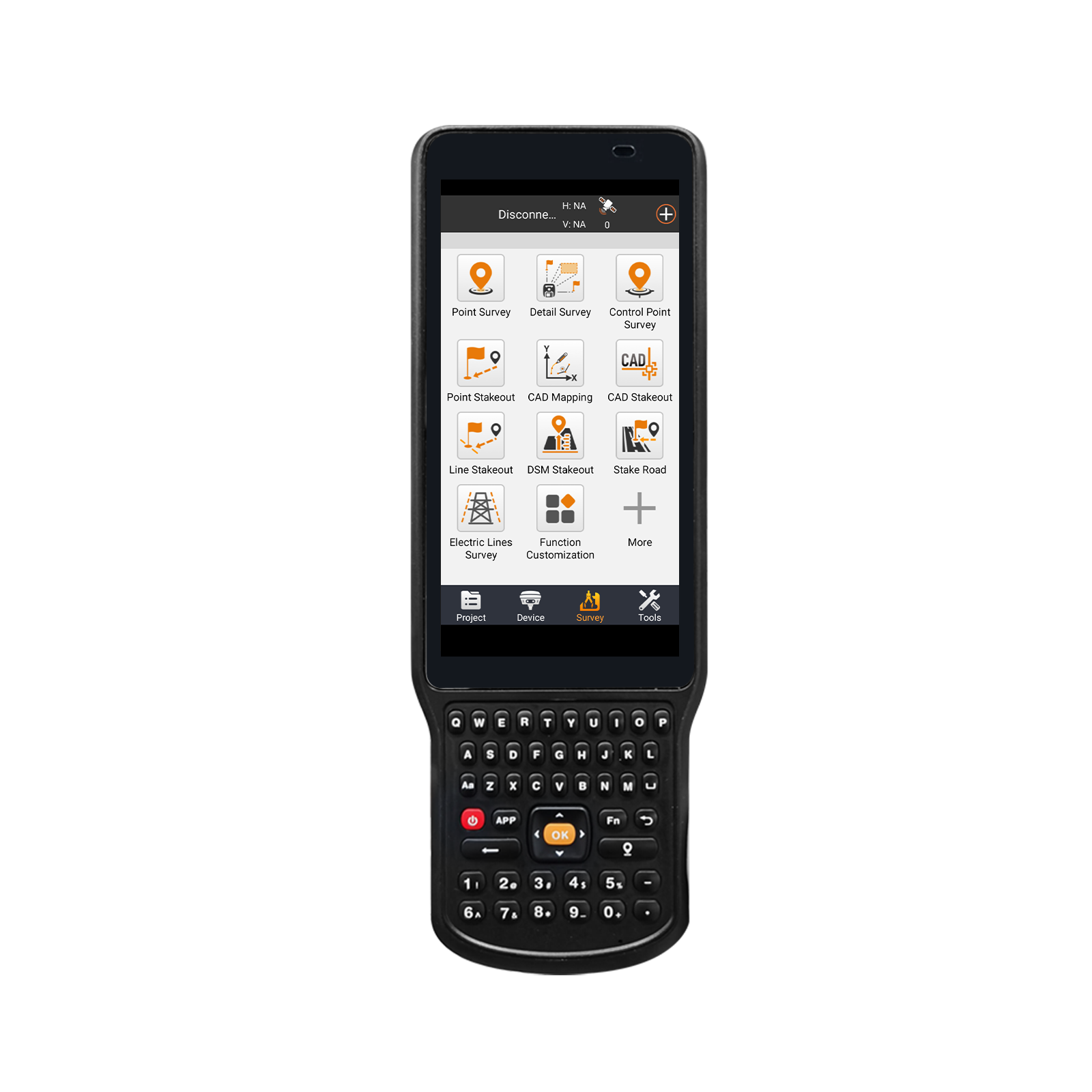 Collector with surveying software - smajayu