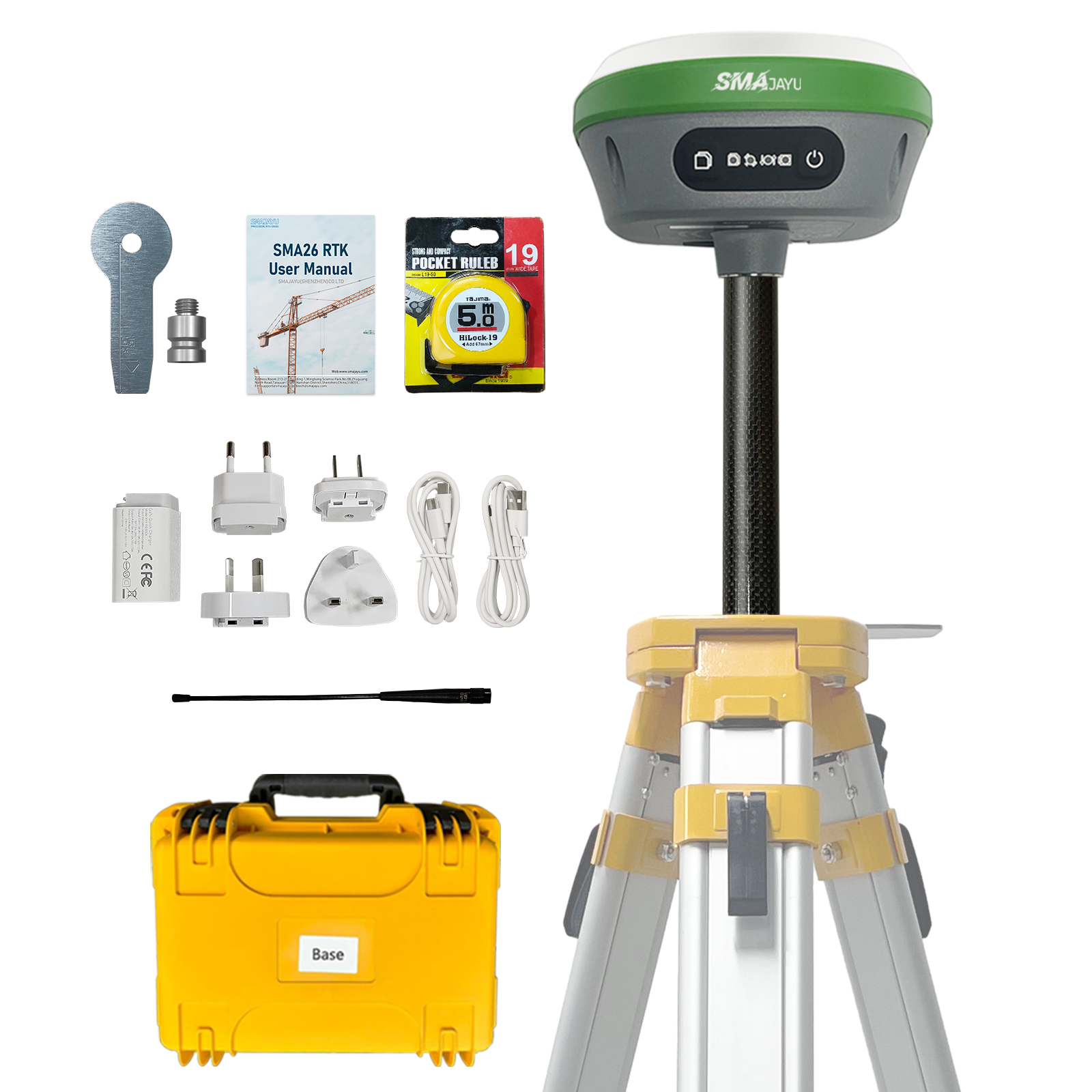 SMA26 RTK Base, NOAA Certficated, Optional External Radio(20km) - smajayu